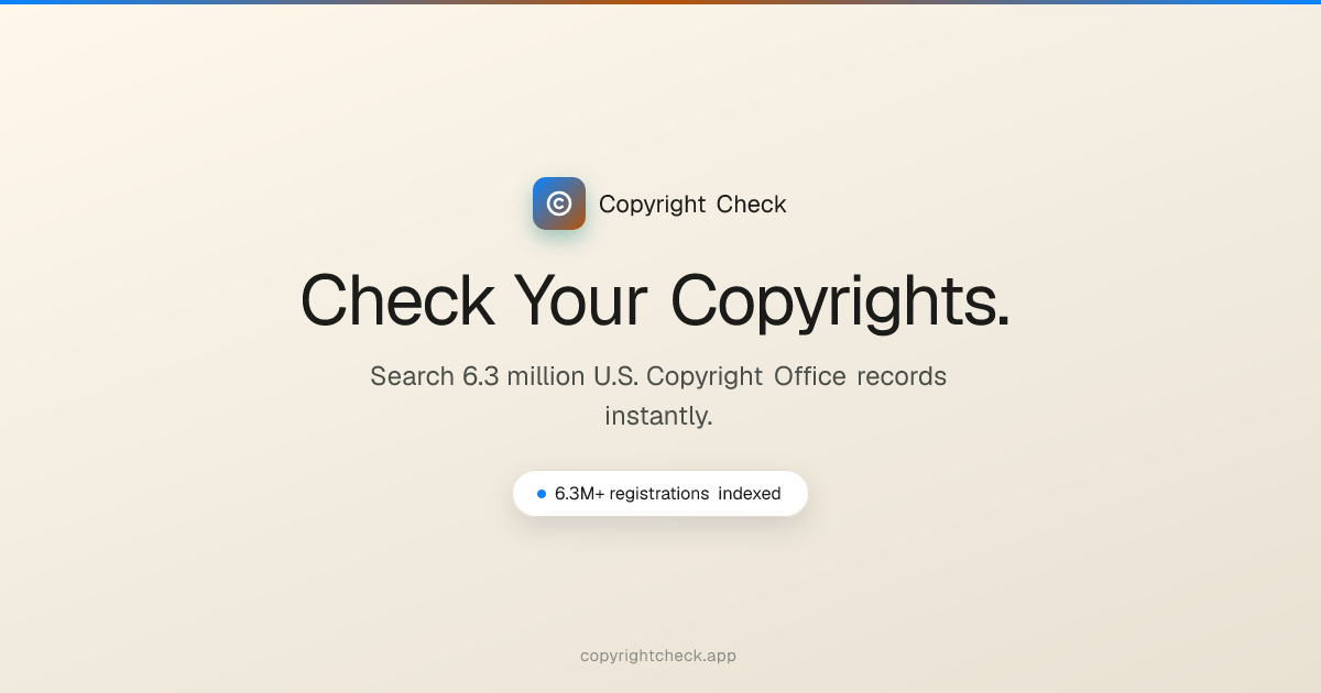 Is Your Song Copyrighted? Free Copyright Checker